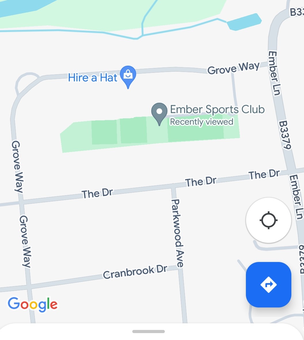 Ember map – Ember Sports Club
